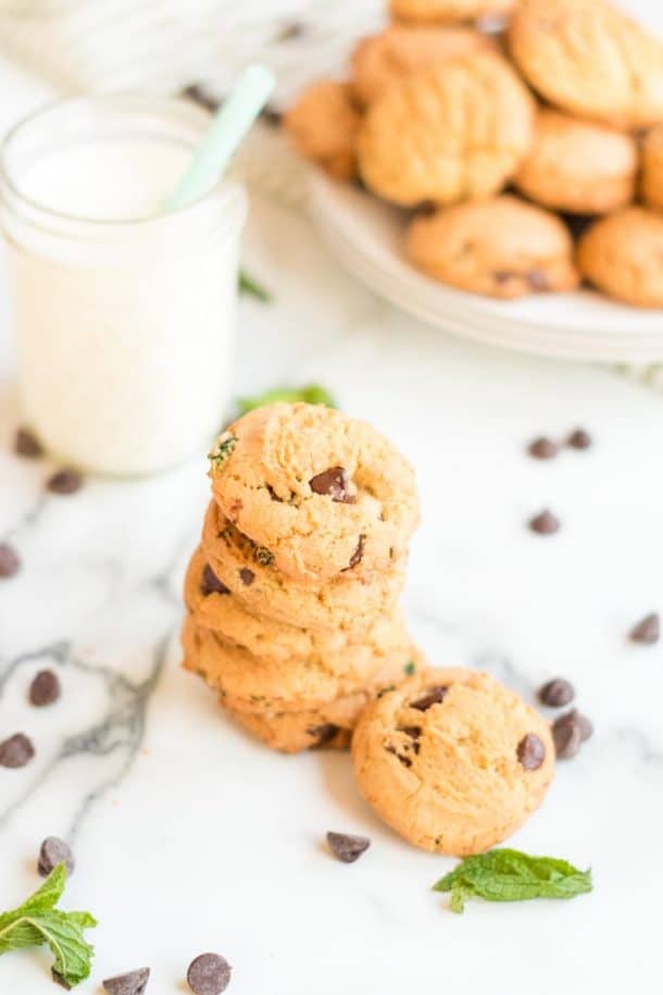 Fresh Mint Chocolate Chip Cookies the best of everything.