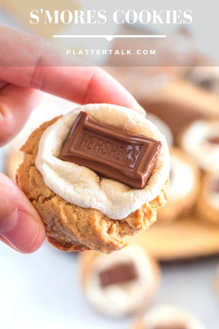 S'more Cookies - Easy S'mores Dessert Recipe from Platter Talk