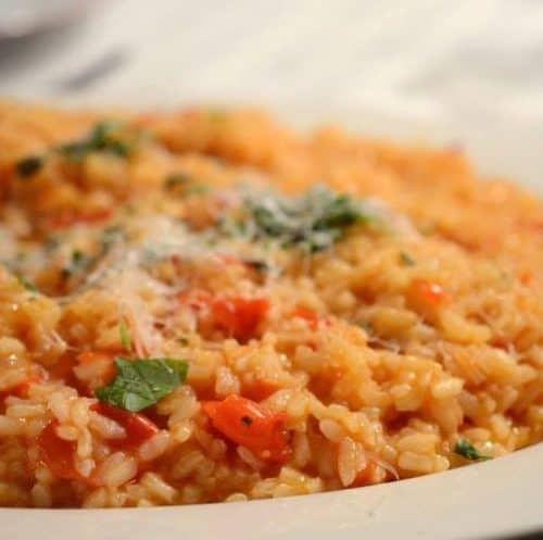 Risotto al Pomodoro - Italian Recipe for Tomato Risotto from Platter Talk