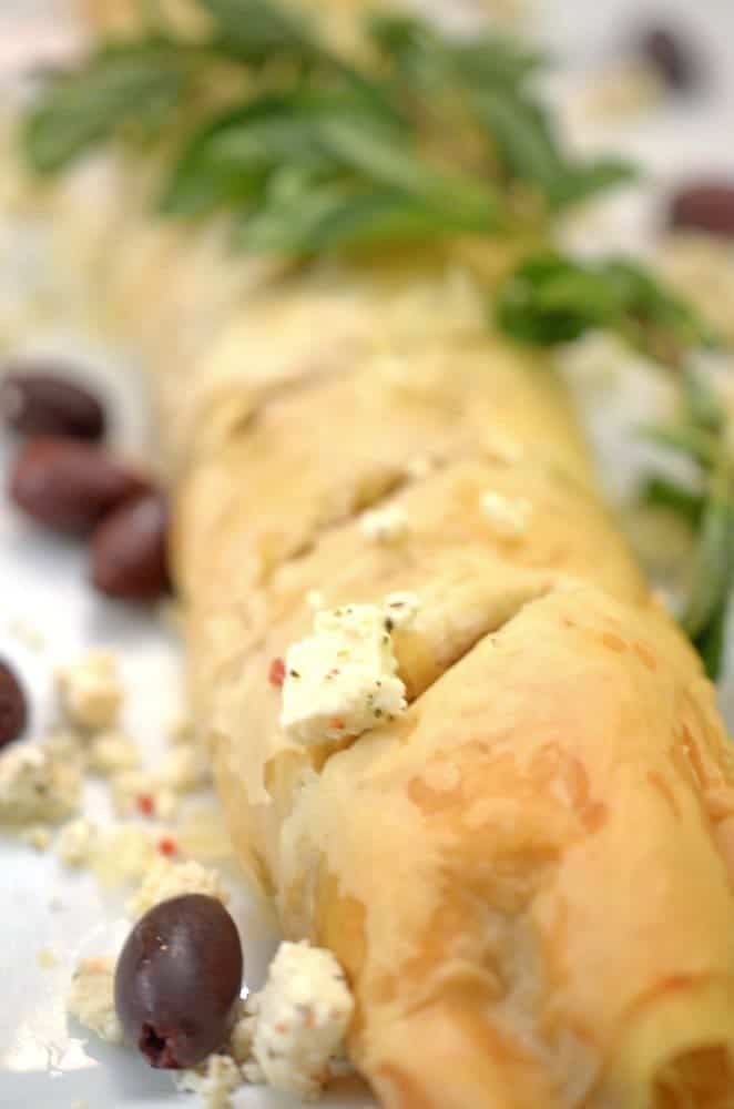 Greek Chicken and Rice in Fillo Dough - Platter Talk