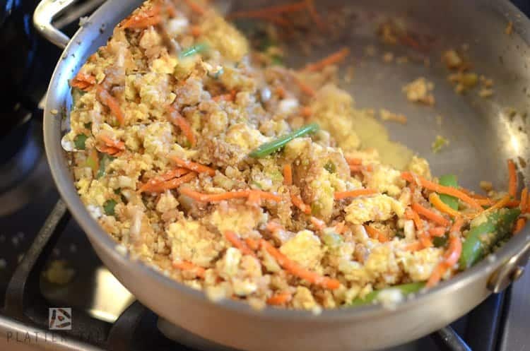 Cauliflower Pork Fried Rice Healthy & Grainless