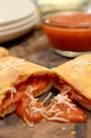 Easy Calzones Using Biscuit Dough - Platter Talk