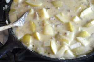 Sausage Mac and Cheese with Apple Cider - Fall Flavors from Platter Talk