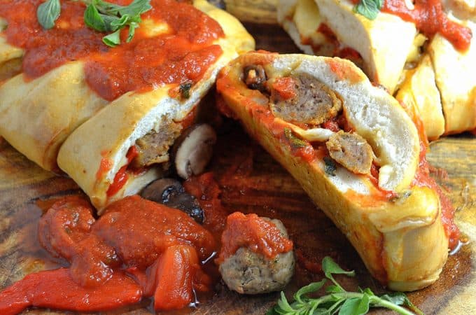 Italian Meatball Stromboli - A Delicious Halftime Hero - Platter Talk