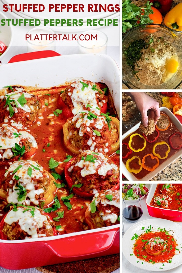 Stuffed Peppers Recipe - Stuffed Pepper Rings - Dinner Party Perfect