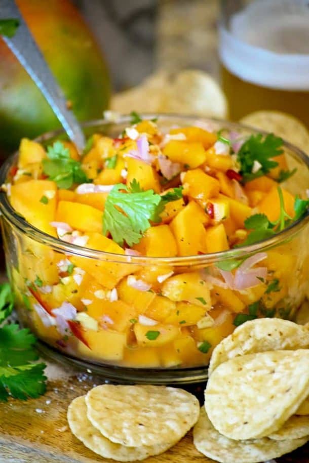 Papaya Salsa - Easy Papaya Recipe as Side Dish or Garnish - Platter Talk