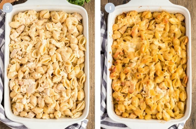 Crispy Leftover Chicken and Shells Casserole - Platter Talk