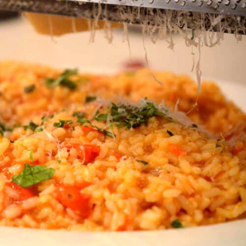 Risotto al Pomodoro - Italian Recipe for Tomato Risotto from Platter Talk