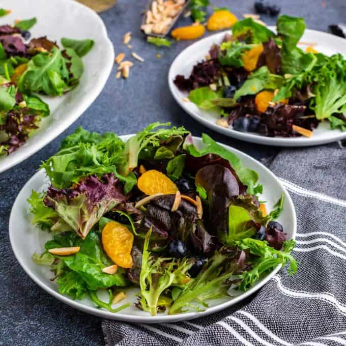 Mandarin Orange Salad with Citrus Vinaigrette - Platter Talk - Platter Talk