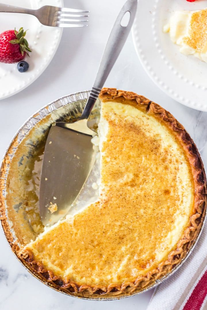 Egg Custard Pie - Platter Talk