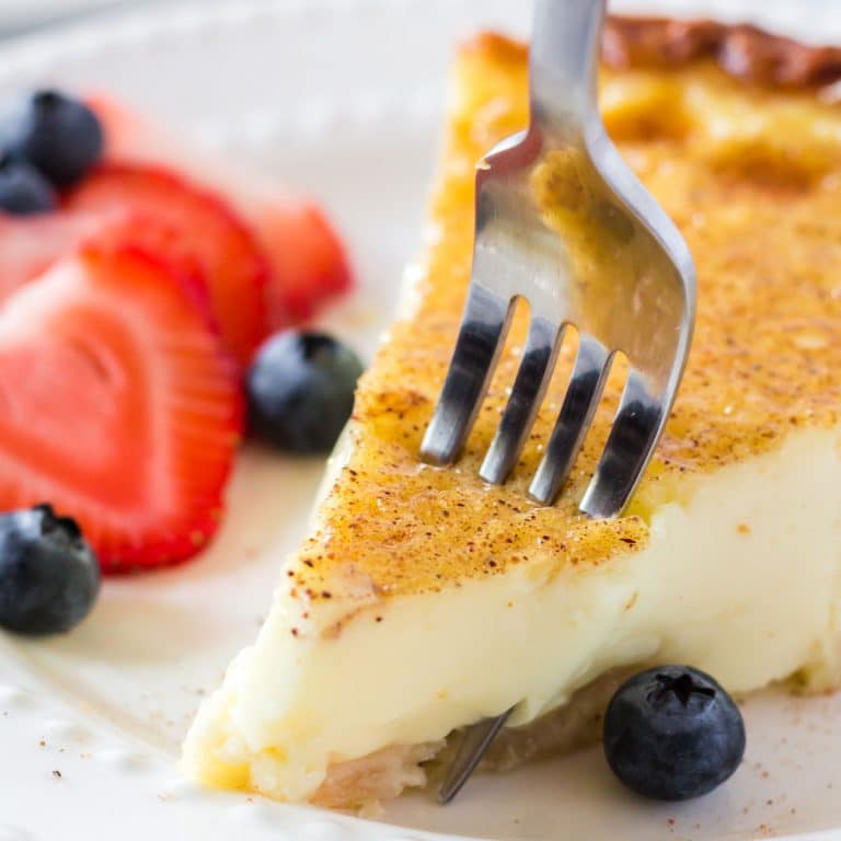 Egg Custard Pie - Platter Talk
