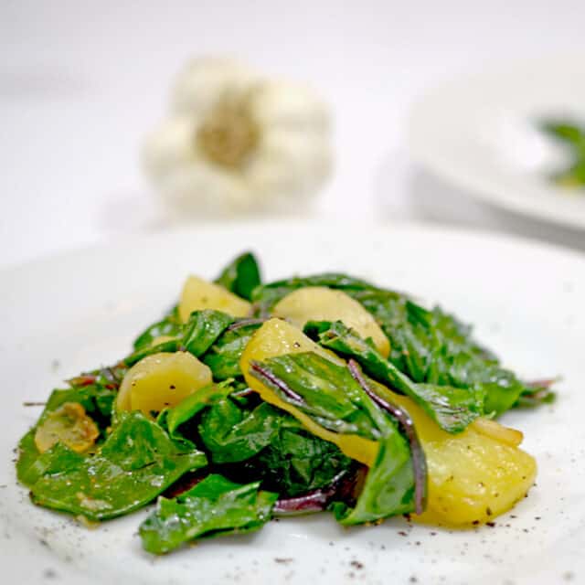 Blitva (Swiss Chard with Potatoes) - Platter Talk
