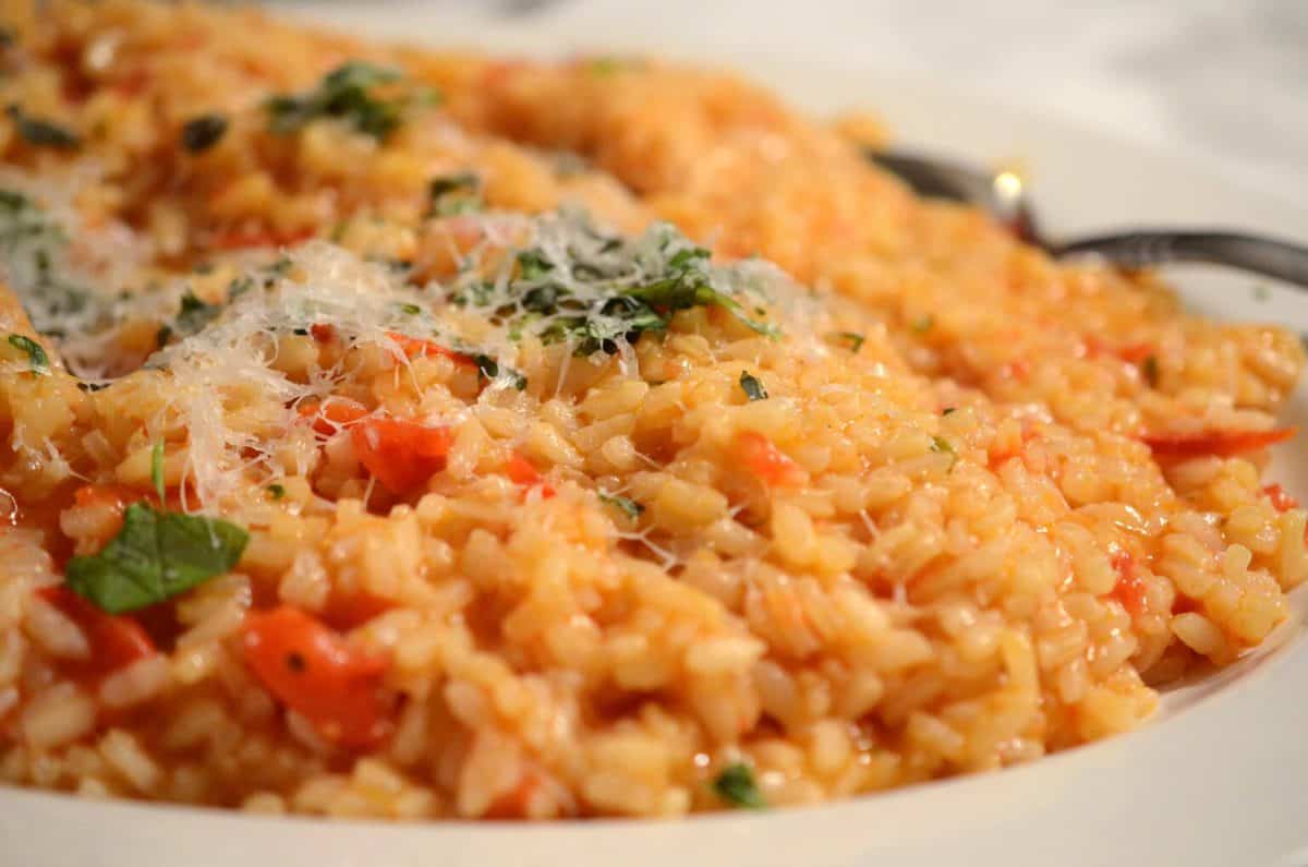Risotto al Pomodoro - Italian Recipe for Tomato Risotto from Platter Talk