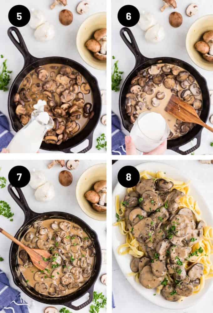 The BEST Creamy Mushroom Sauce - Platter Talk