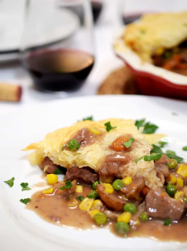 Leftover Prime Rib Phyllo Pot Pie - Platter Talk