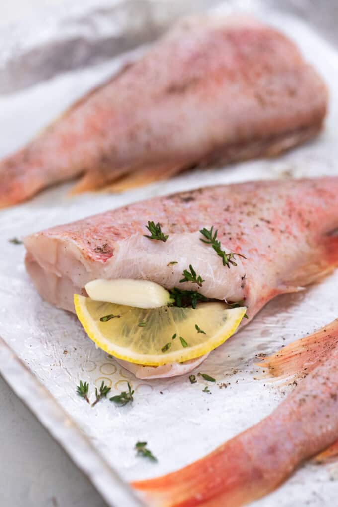 Baked Rockfish with Lemon and Garlic - Platter Talk