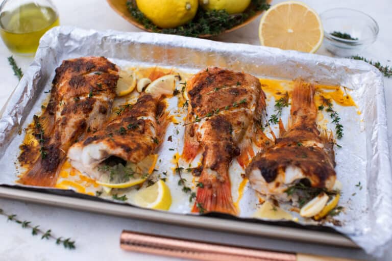 Baked Rockfish with Lemon and Garlic - Platter Talk