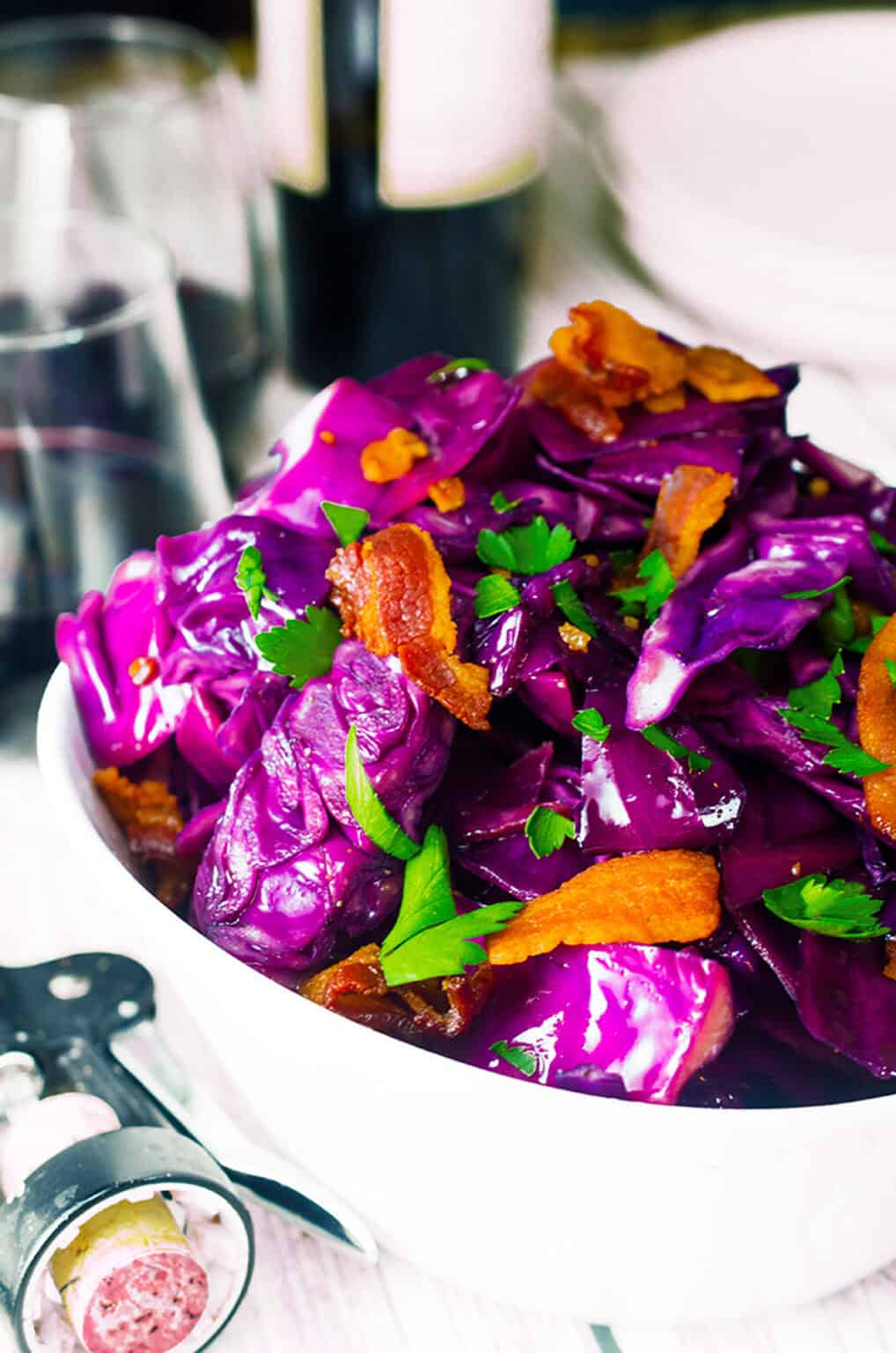 Fried Cabbage Recipe with Bacon - Platter Talk